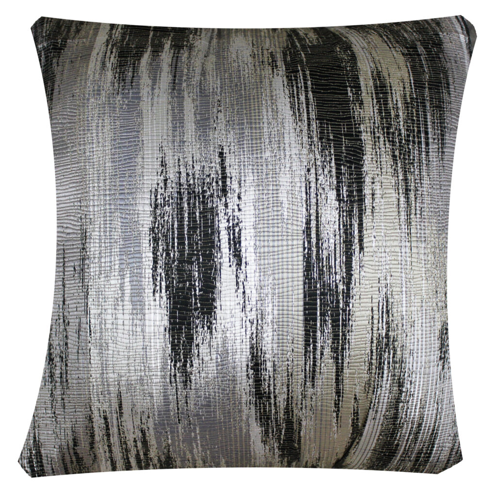 Black Strata Pillow - PEP Creative