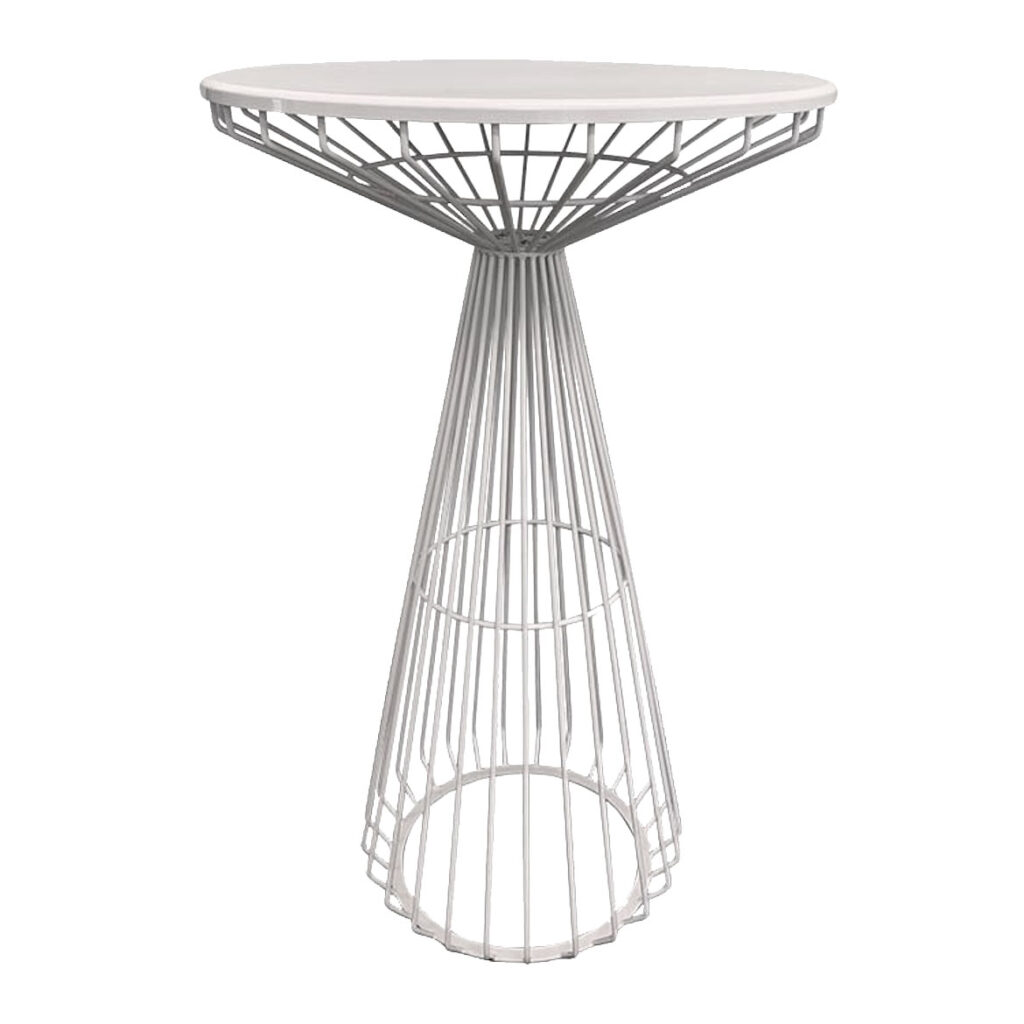 Bliss Highboy, White Rental | Tables & Seating | PEP Creative
