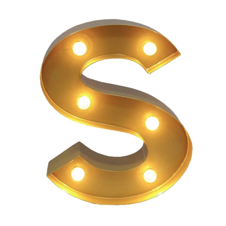 2' Marquee Letter - S Rental | Decorative Lighting | PEP Creative