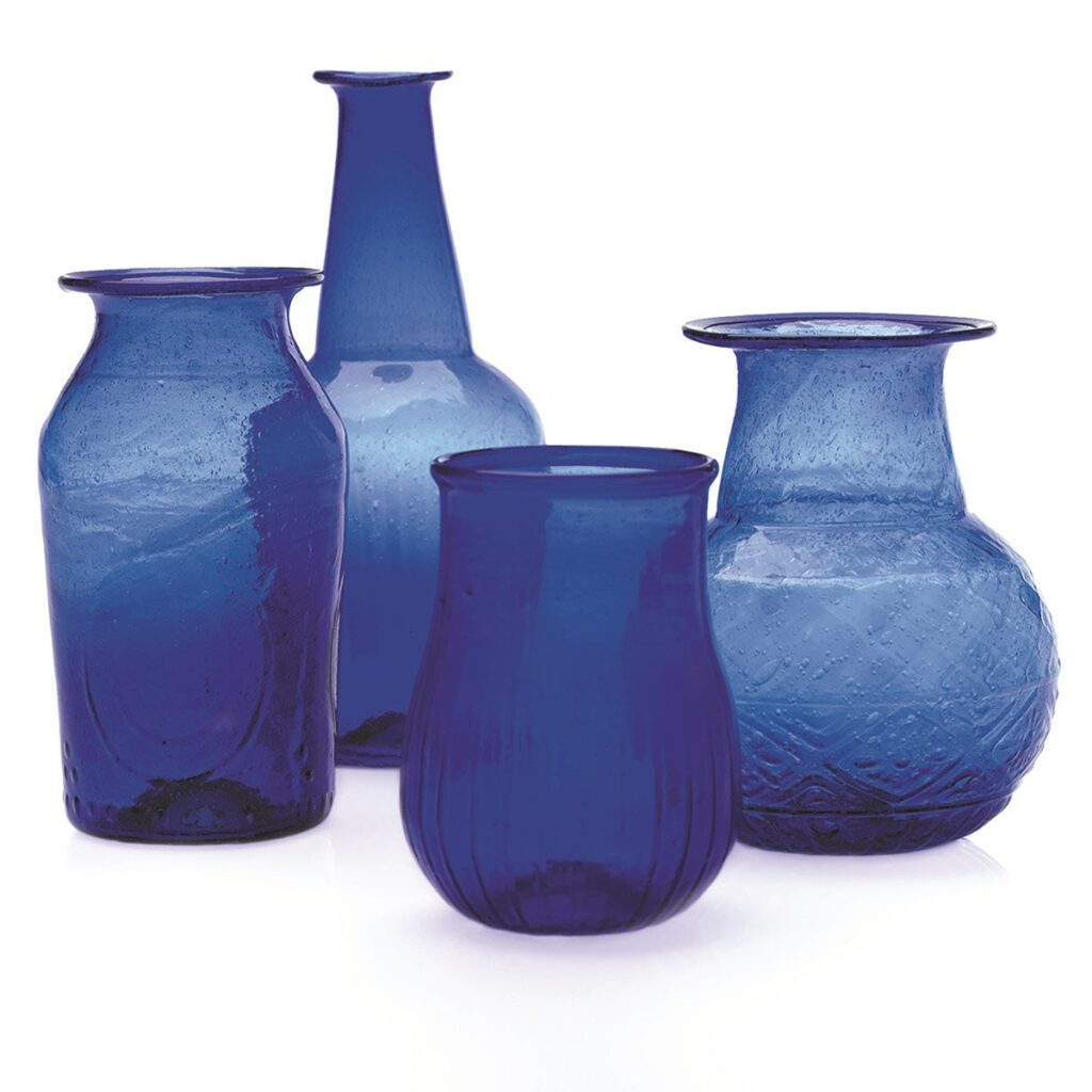 Assorted Cobalt Bud Vases - PEP Creative