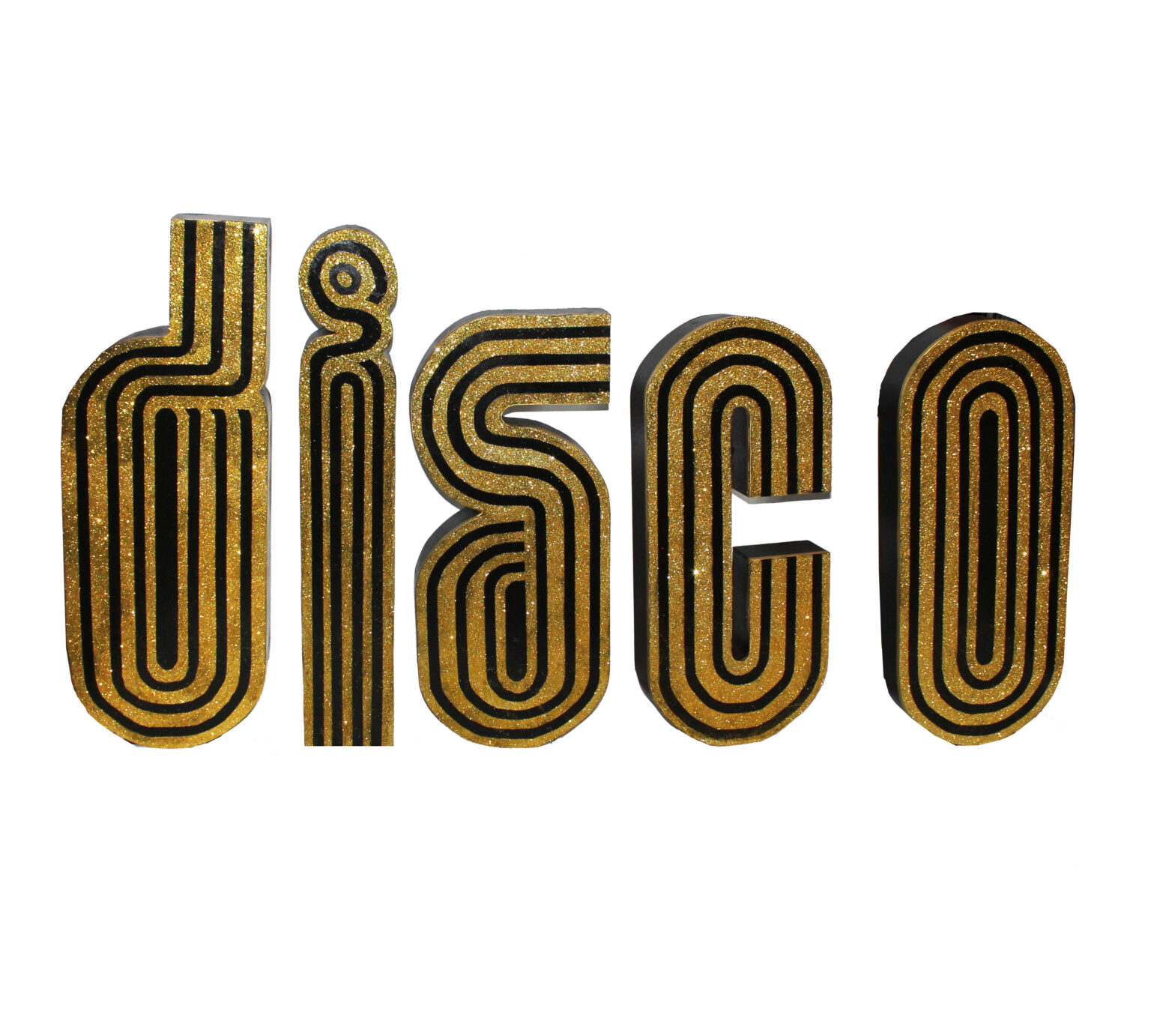 Disco Cutout Letters - PEP Creative